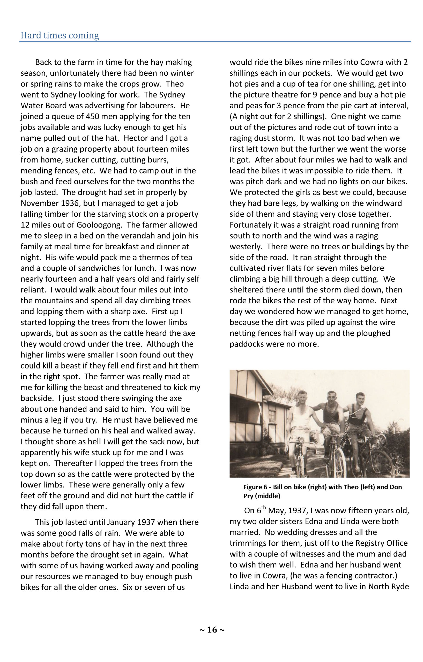 Uncle Bill’s Story – reprise | Rod Wilson's Blog